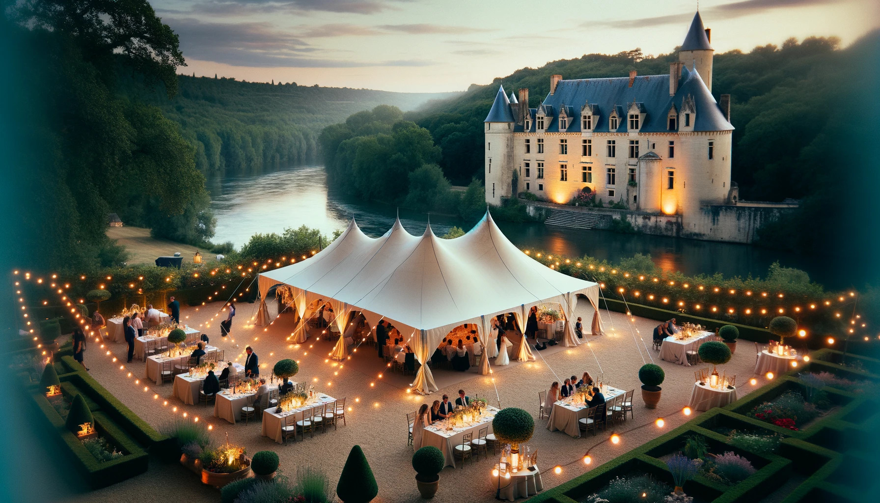 Fête24 fournit un éclairage de tente extensible et de feston pour un ...