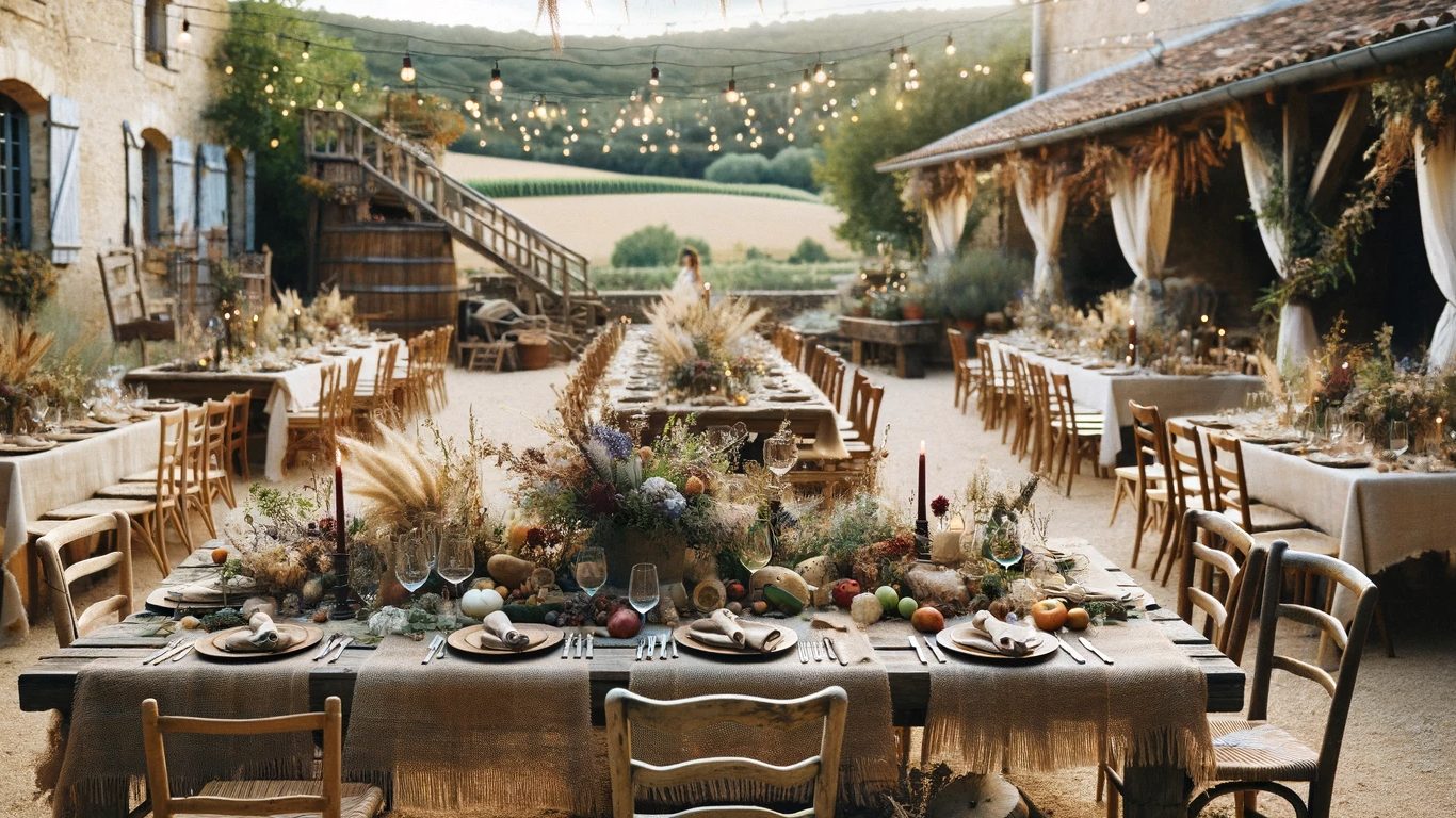 What Does a Rustic Style Wedding Look Like in France? | Event Services ...